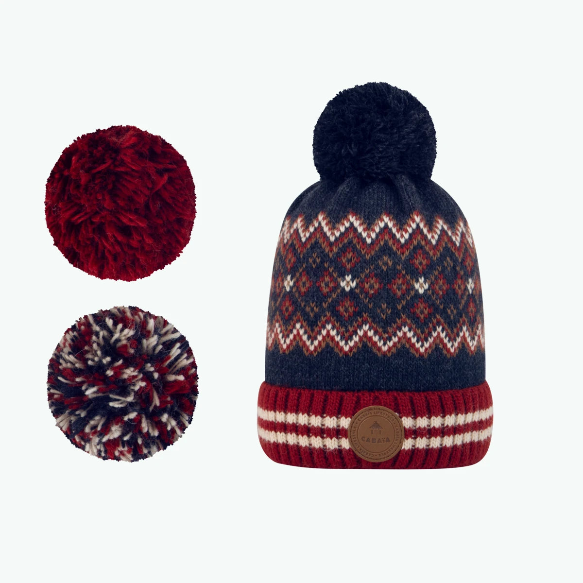 Beanie with interchangeable bobbles Cabaia