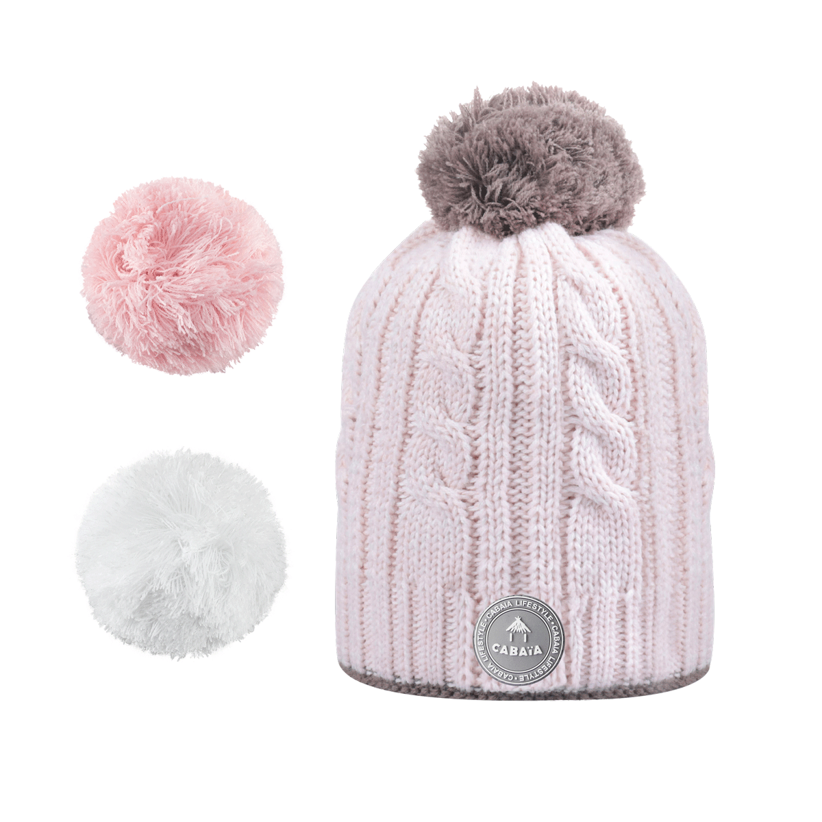 Beanie with interchangeable bobbles Cabaia