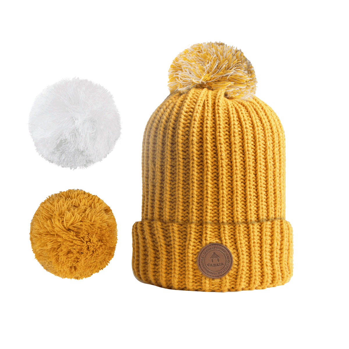 Beanie with interchangeable bobbles Cabaia