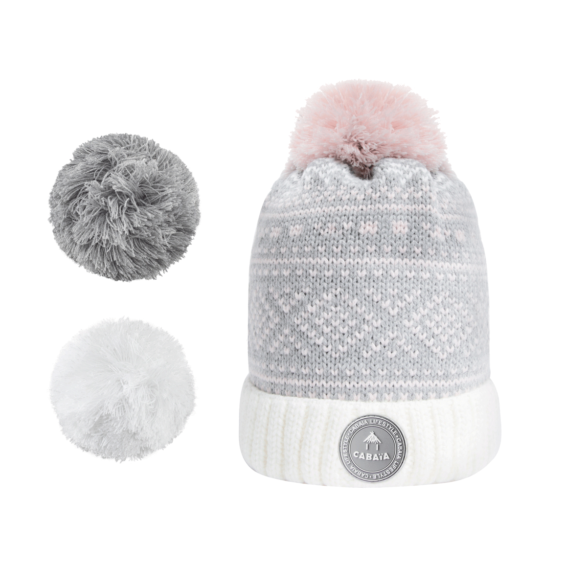 Beanie with interchangeable bobbles Cabaia