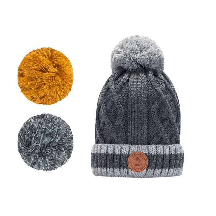 Beanie with interchangeable bobbles Cabaia