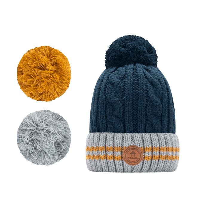 Beanie with interchangeable bobbles Cabaia