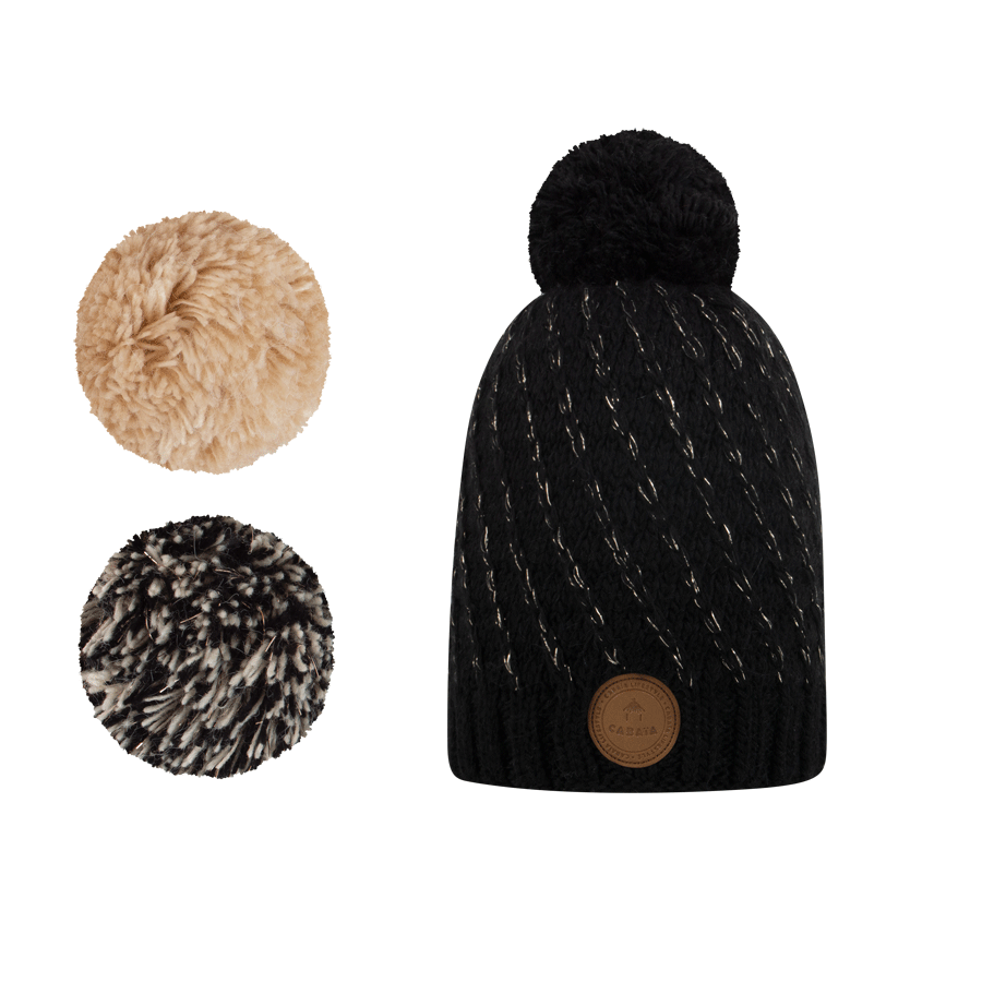 Beanie with interchangeable bobbles Cabaia