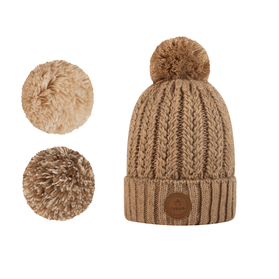 Beanie with interchangeable bobbles Cabaia