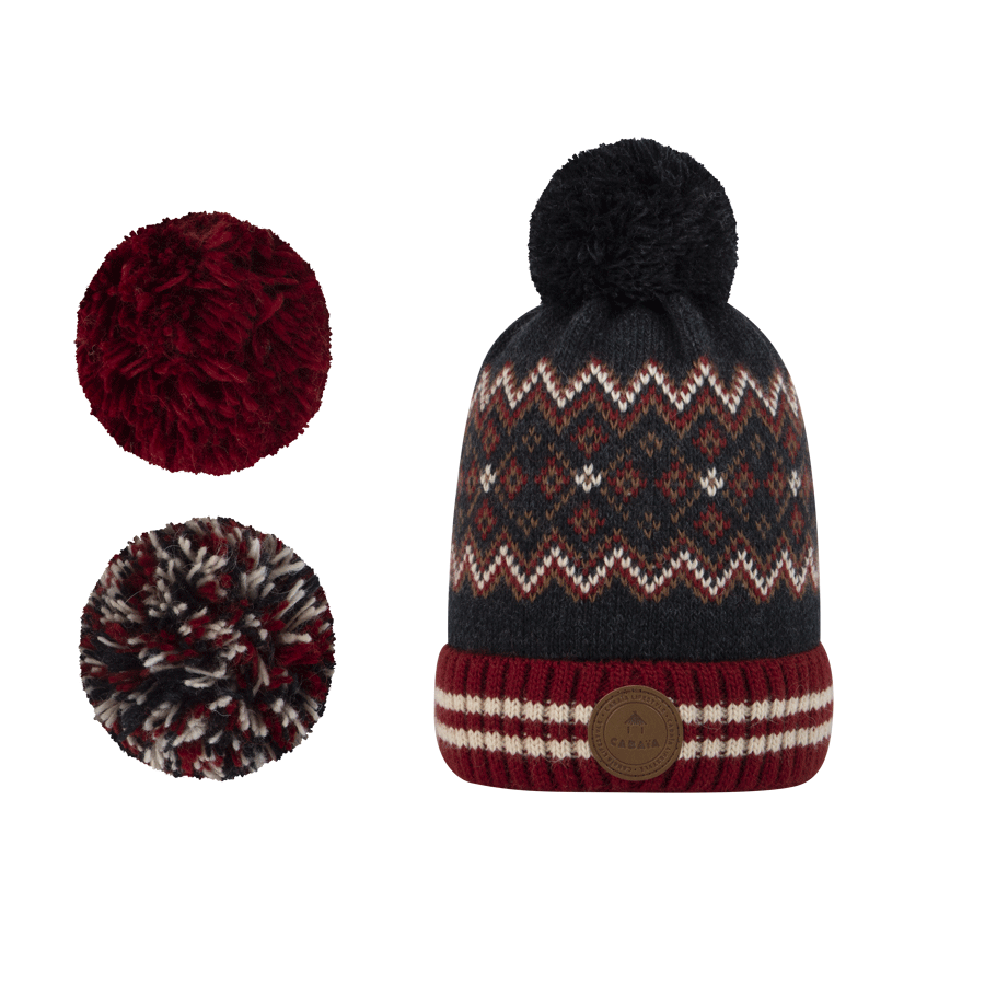 Beanie with interchangeable bobbles Cabaia – Cabaïa Europe