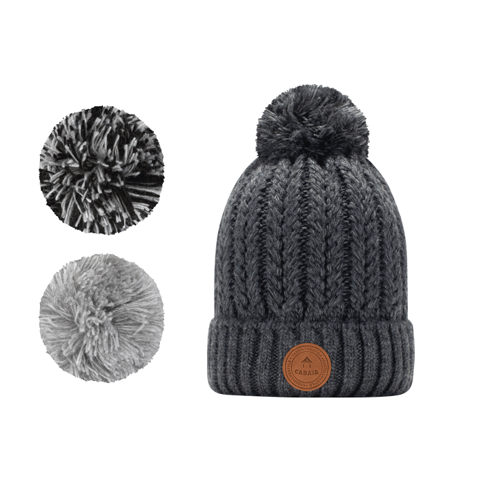 Beanie with interchangeable bobbles Cabaia