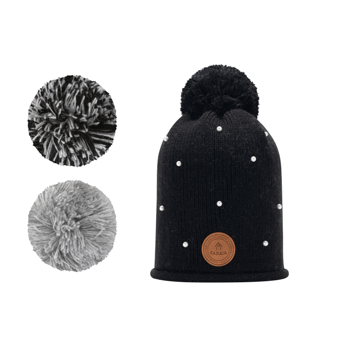 Beanie with interchangeable bobbles Cabaia