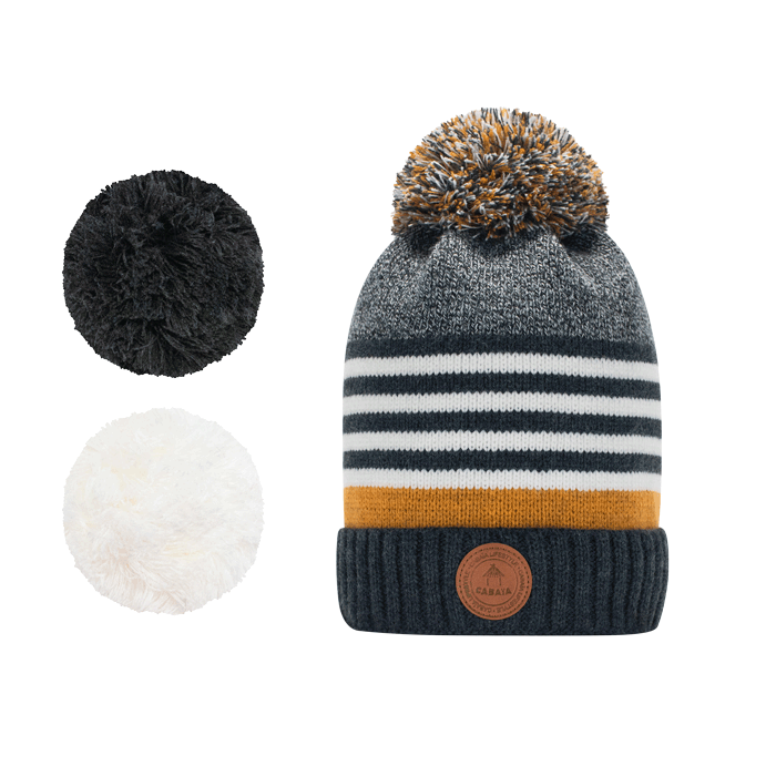 Beanie with interchangeable bobbles Cabaia