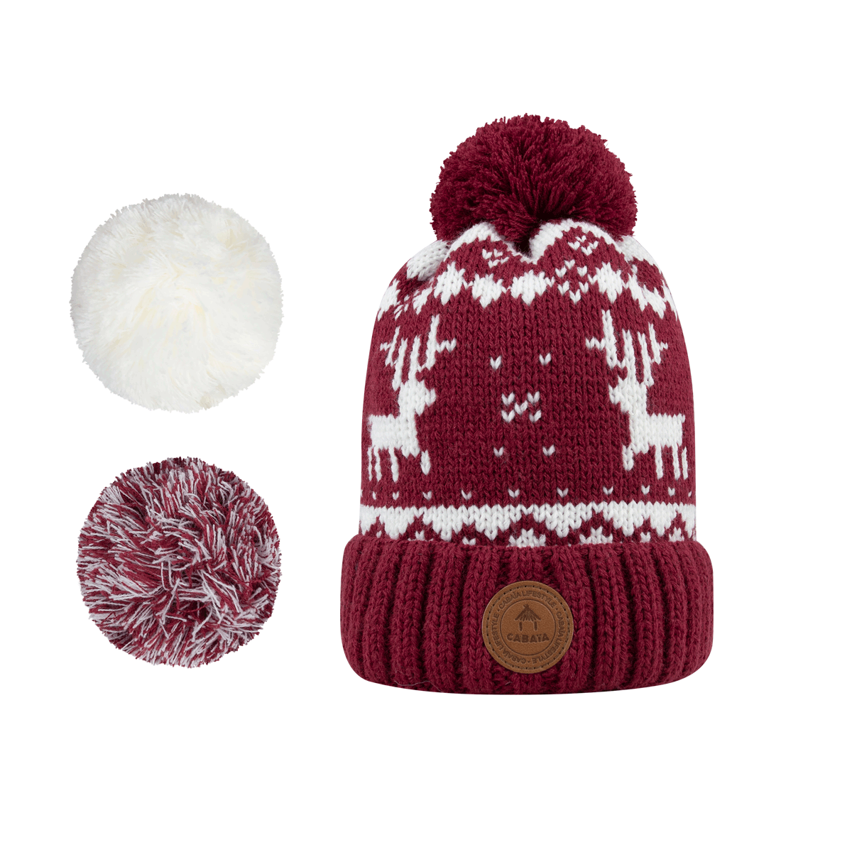 Beanie with interchangeable bobbles Cabaia